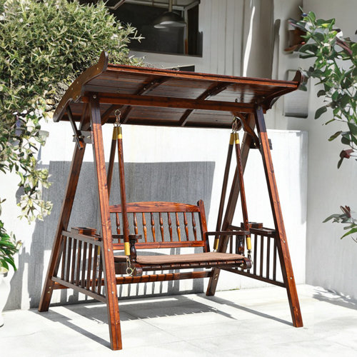 Wayfair | Rustic Porch Swings You'll Love in 2023
