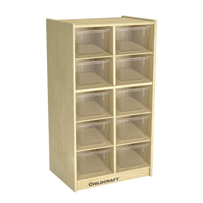 Childcraft 10 Compartment Manufactured Wood Cubby | Wayfair