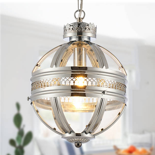 Breakwater Bay Overbey 18 - Inch Three Bulbs Glass Globe Dimmable ...
