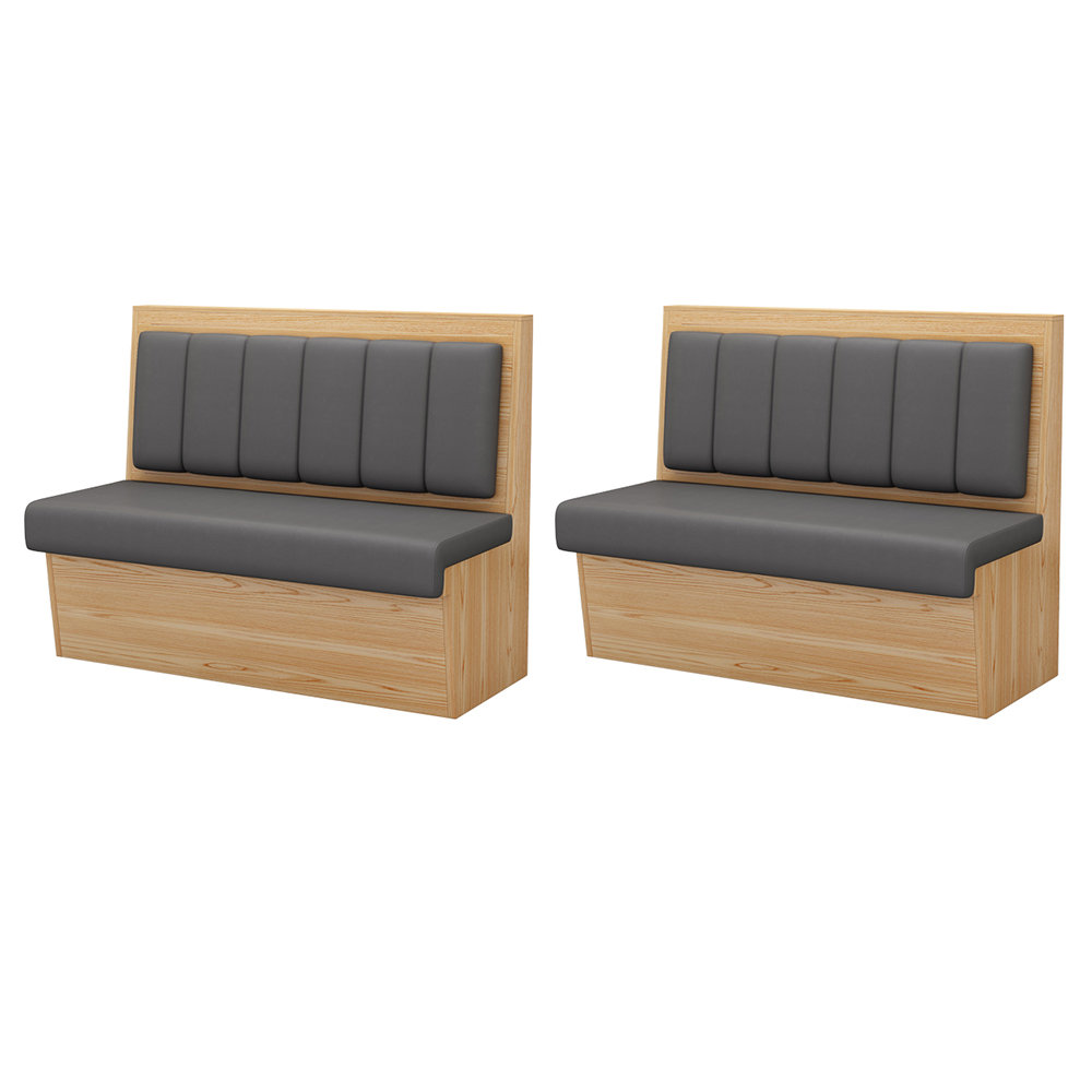 Visual card holder Restaurant Snack Bar Cafe Modern Fashion Bench Faux ...