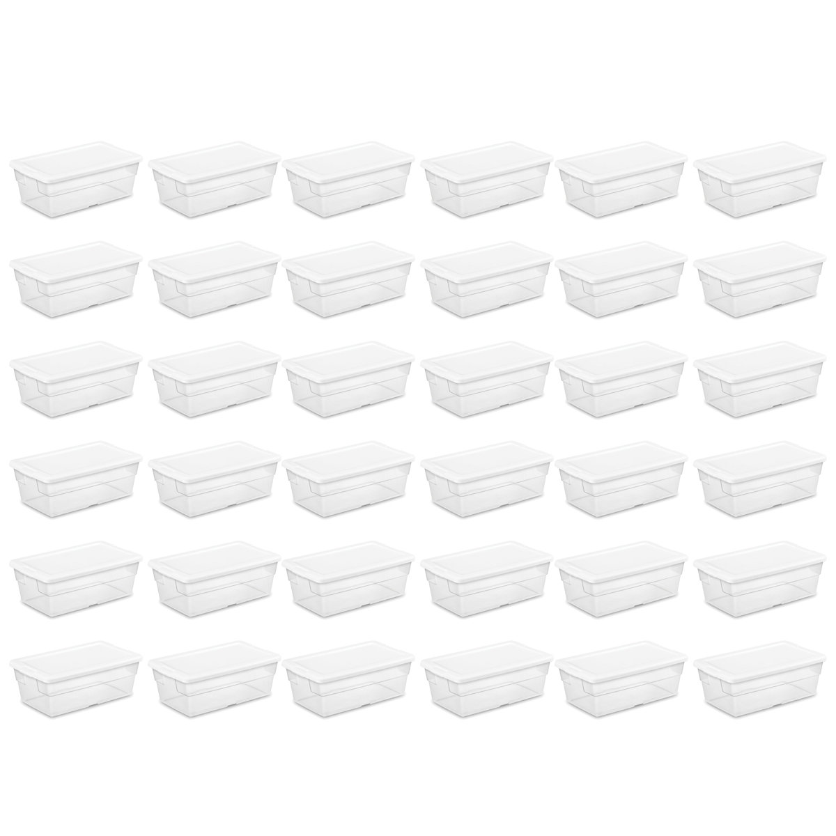 Sterilite Storage Box, Stackable Bin with Lid, Plastic Container to ...