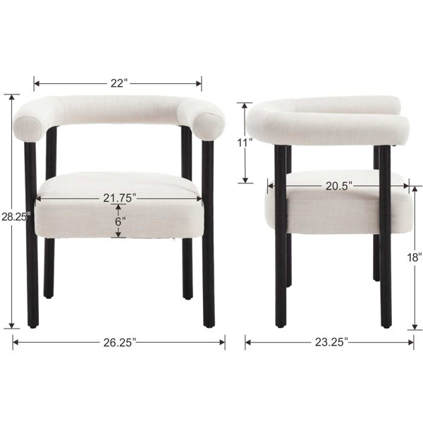 Latitude Run® Deizel Solid Back Side Chair & Reviews | Wayfair