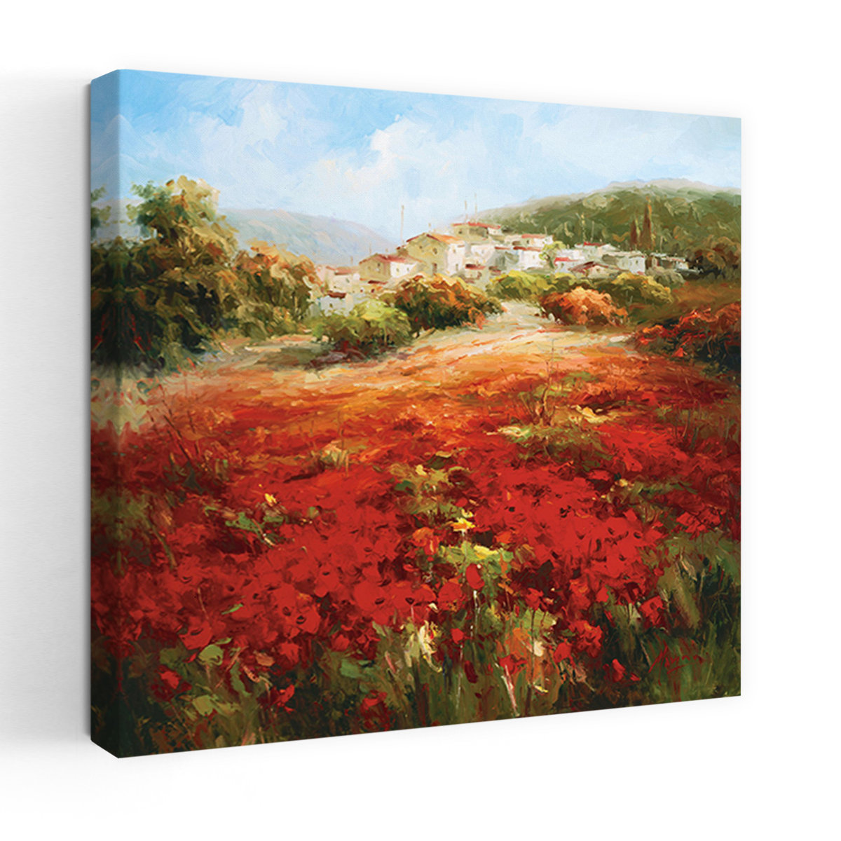 Winston Porter Poppyhill Village Abstract Contemporary Poppy Flower ...