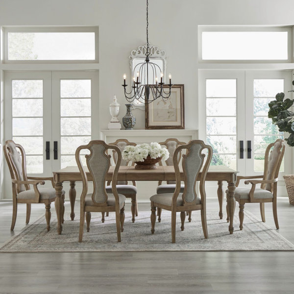 Liberty Furniture Magnolia Manor Opt 7 Piece Rectangular Table Set ...