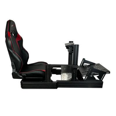 GTR Simulator Leather PC & Racing Game Chair with Footrest | Wayfair