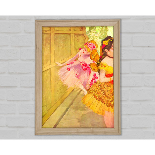 Bright Star Degas Dancers Behind A Backdrop - Single Picture Frame Art ...