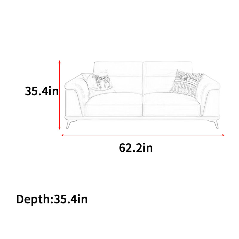 Merting New American Style Comfortable Modern Sofa | Wayfair