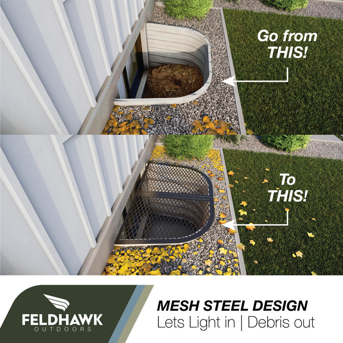 Bjorn Woodwoorks 38x58 Well Covers, Mesh Steel Well Cover, Powder ...