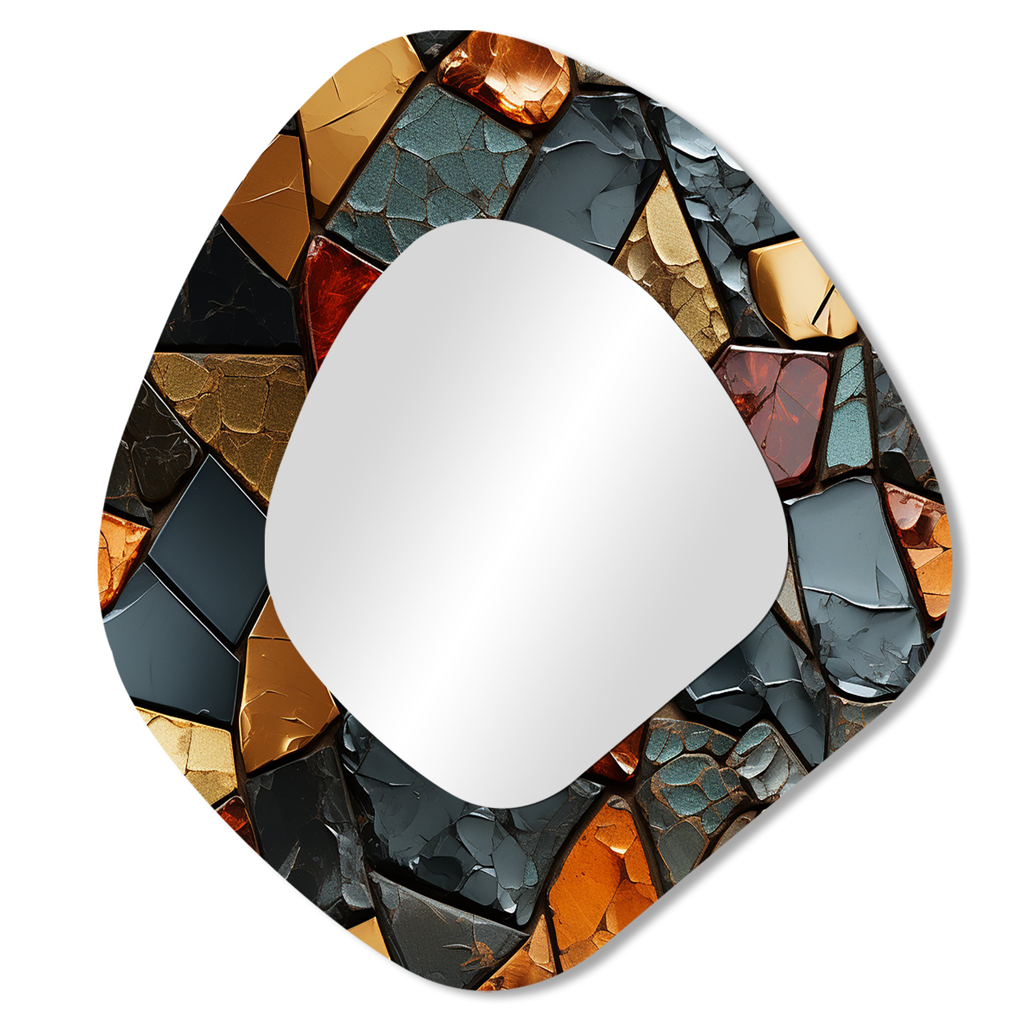 East Urban Home Kace - Abstract Tile Asymmetrical Shapes - Modern Large ...