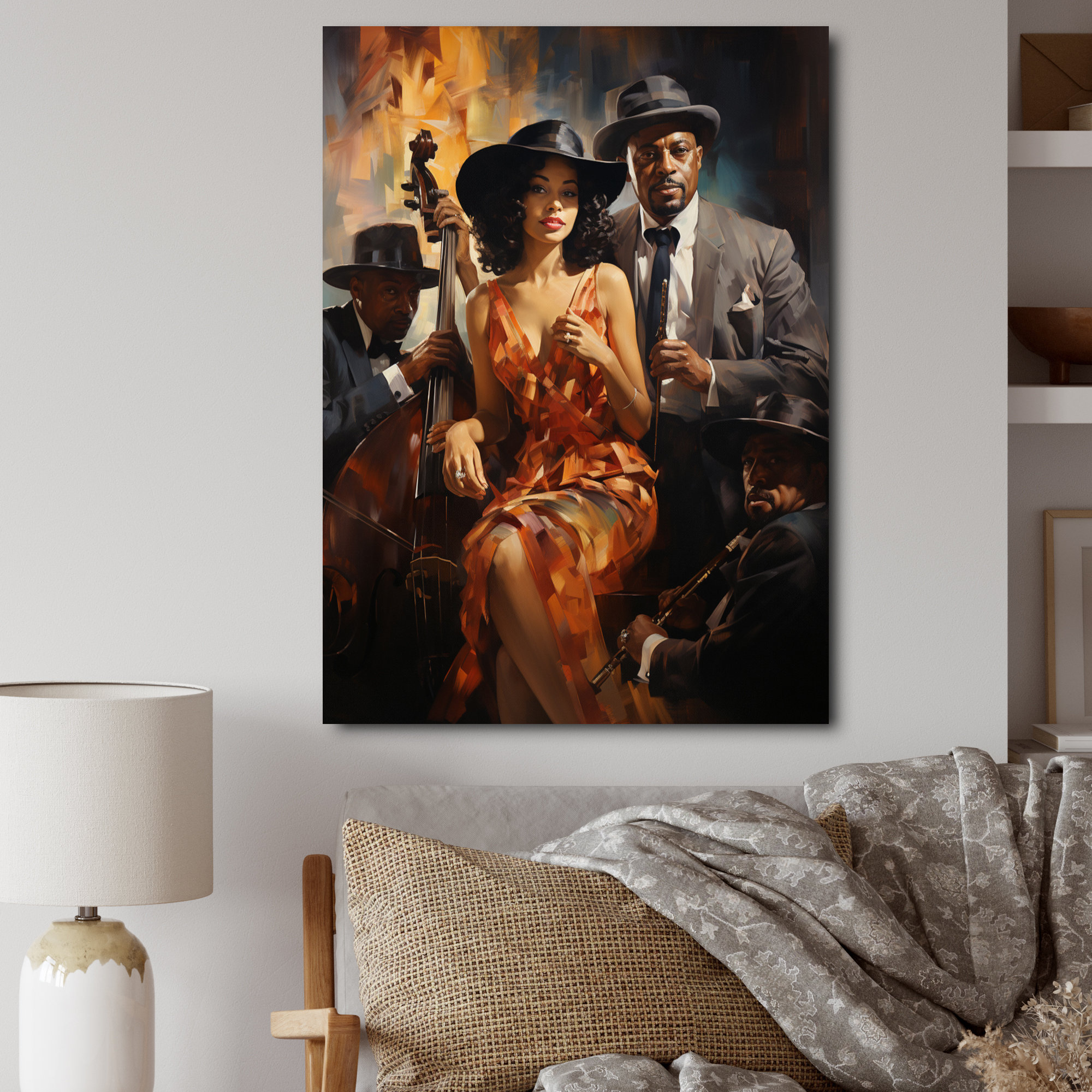 Red Barrel Studio® Bonnibelle Music In Harlems I On Canvas Print | Wayfair