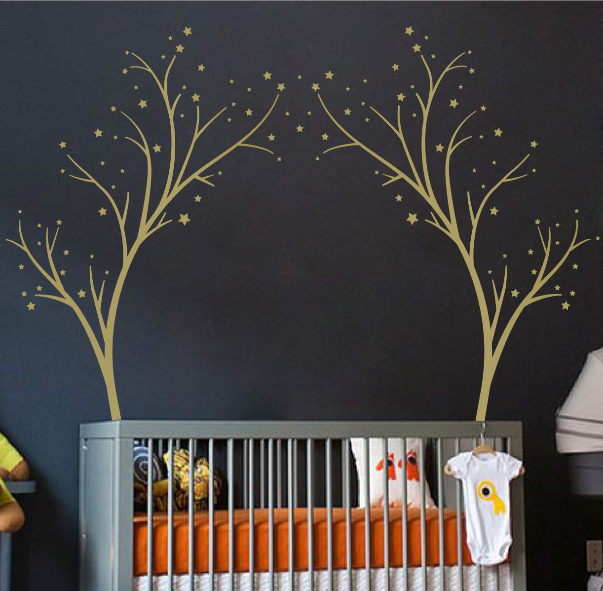 The Decal Guru Star Trees Wall Decal | Wayfair