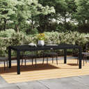 Harmonia Living Classic Aluminum 8-Seater Rectangular Dining Table ...