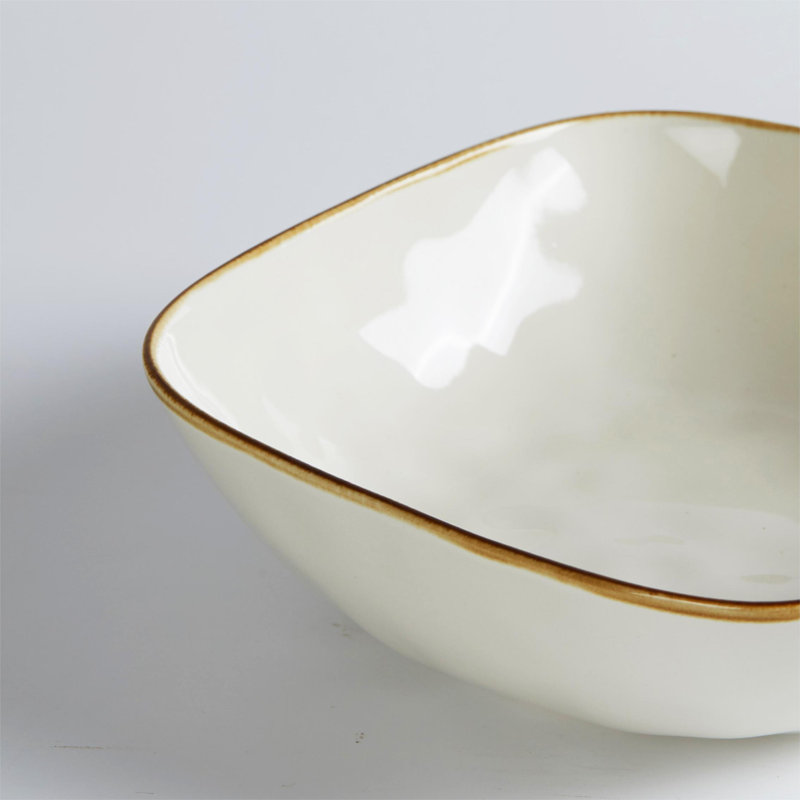 Famiware 8'' Stoneware Large Square Pasta Bowl (Set of 4) & Reviews ...