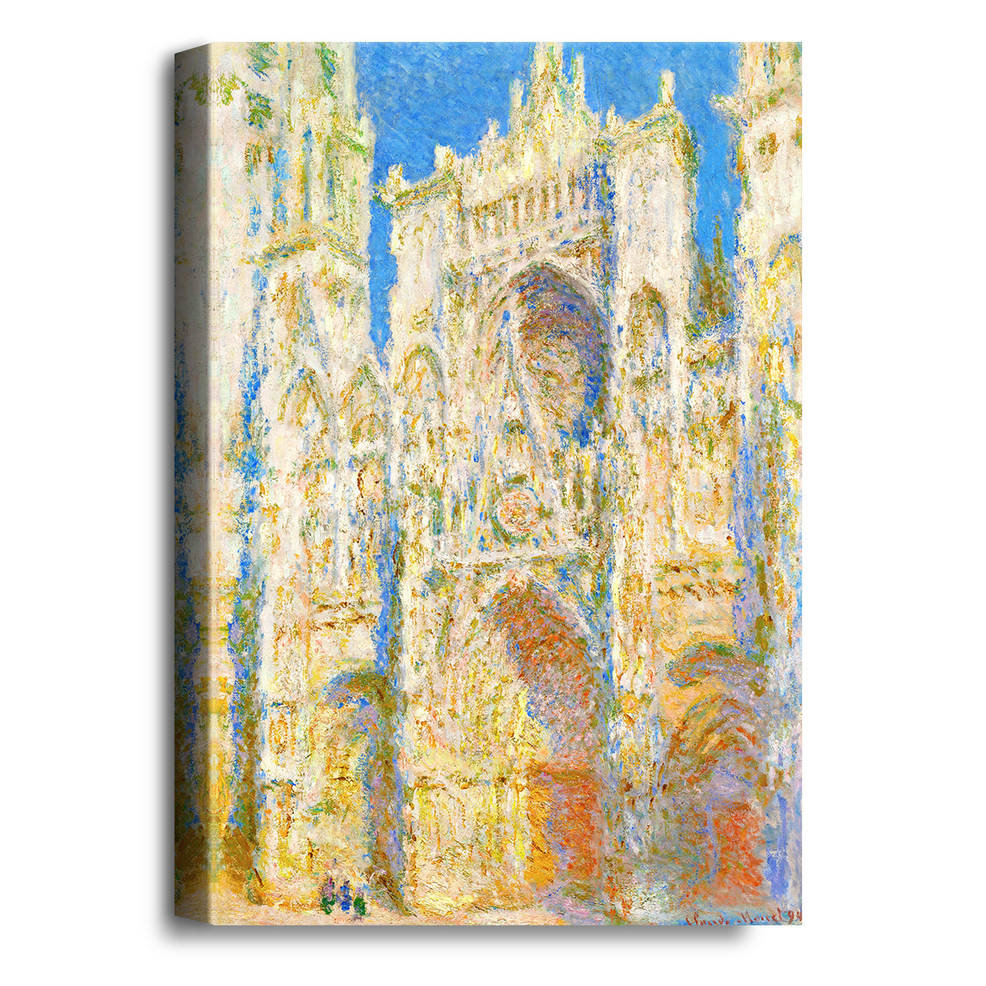 Astoria Grand Rouen Cathedral,West Façade,Sunlight by Claude Monet The ...