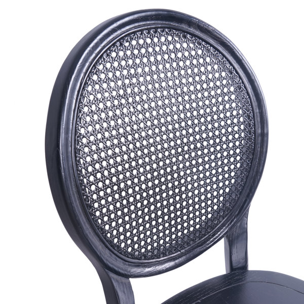 Beachcrest Home™ Solid Wood King Louis Back Side Chair & Reviews | Wayfair