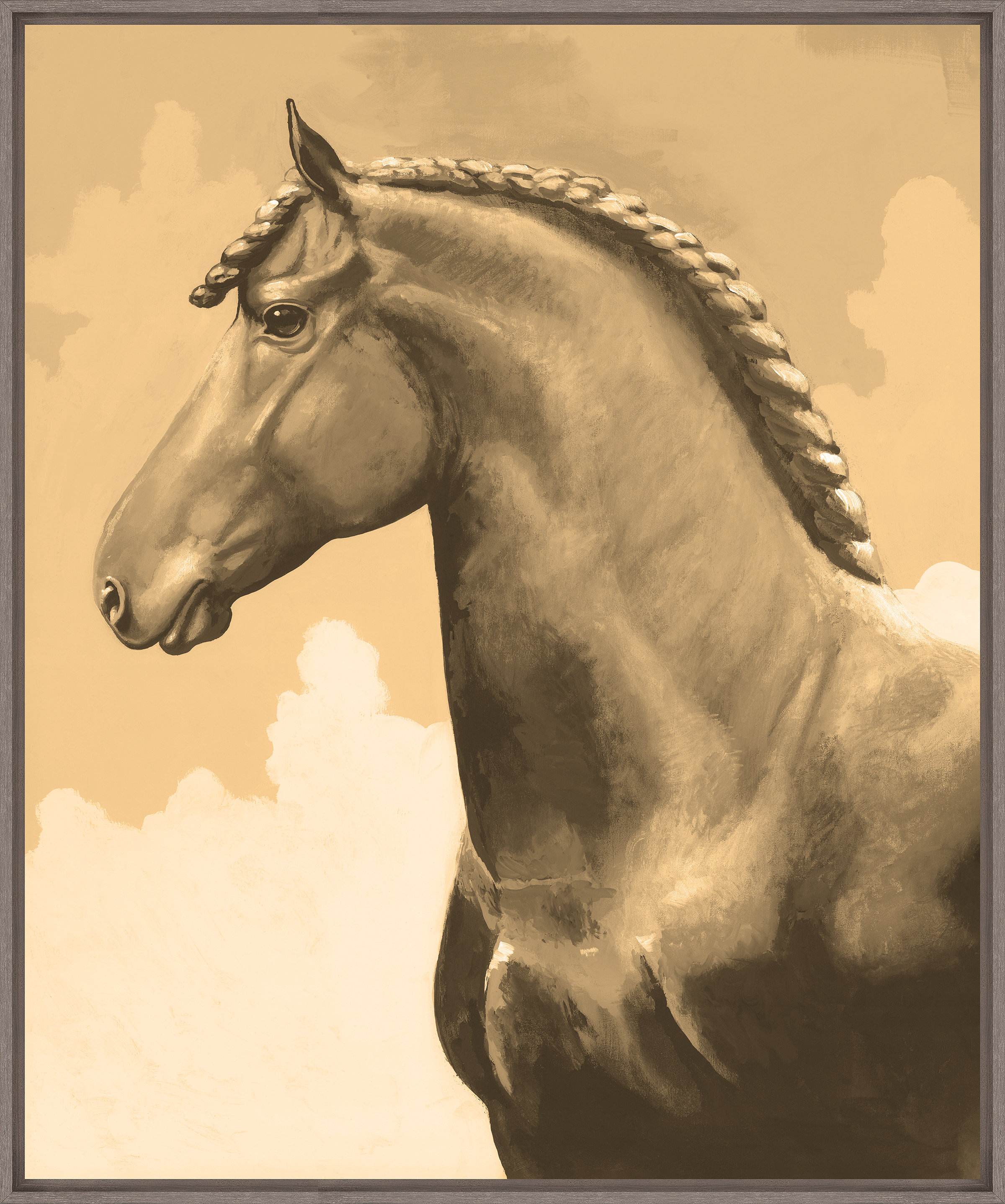 Chelsea Art Studio " A Braided Mane " by Sam Nash | Wayfair