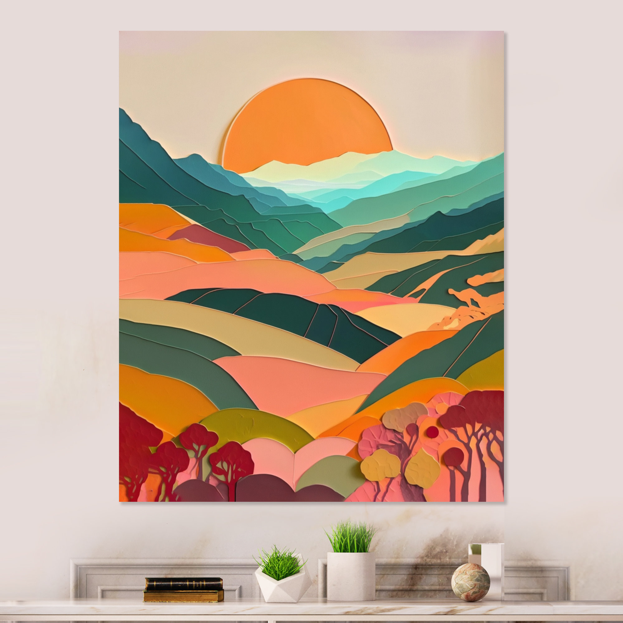 Millwood Pines Sublime Sun Soaked Simplicity I - Minimalism Landscape ...
