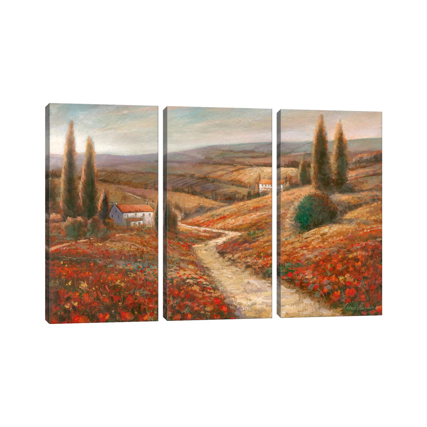 Union Rustic Fields Of Color by Ruane Manning Gallery-Wrapped Canvas ...