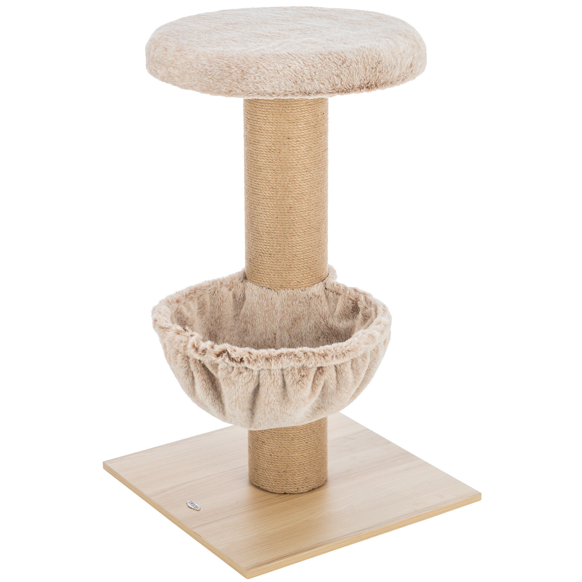 TRIXIE Mauricio 33-in Cat Tree with Sisal Scratching Post, Plush Perch ...