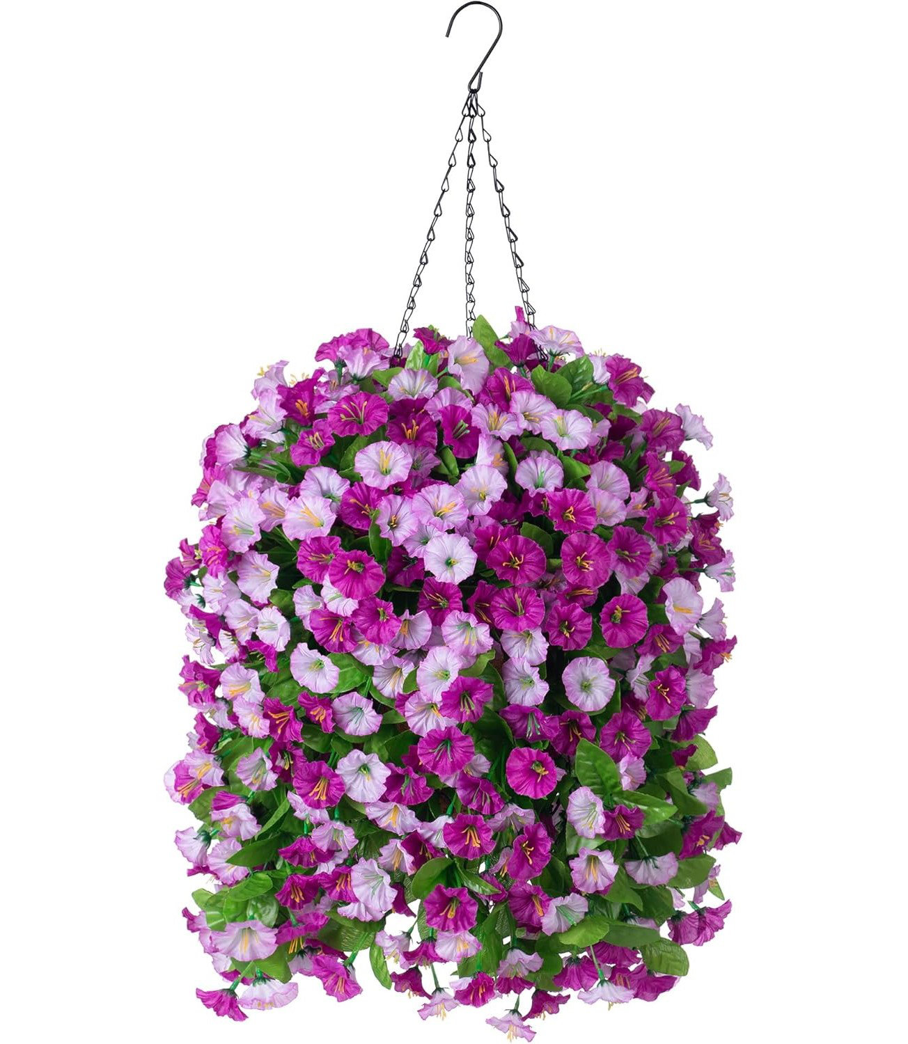 Bayou Breeze Hanging Baskets With Artificial Flowers For Plants Outdoor ...