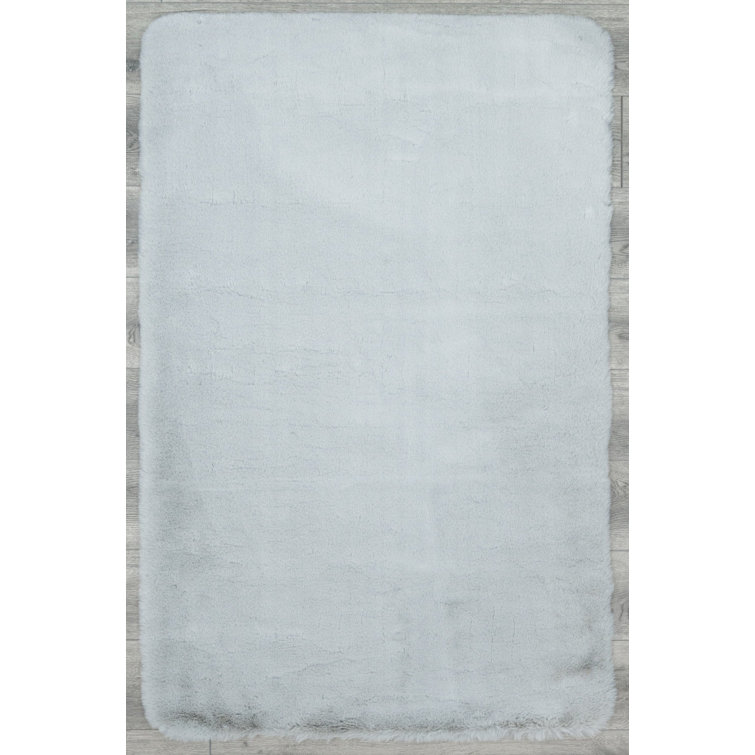 Canora Grey Ayvie Grey Modern Plush Soft Area Rug | Wayfair.co.uk