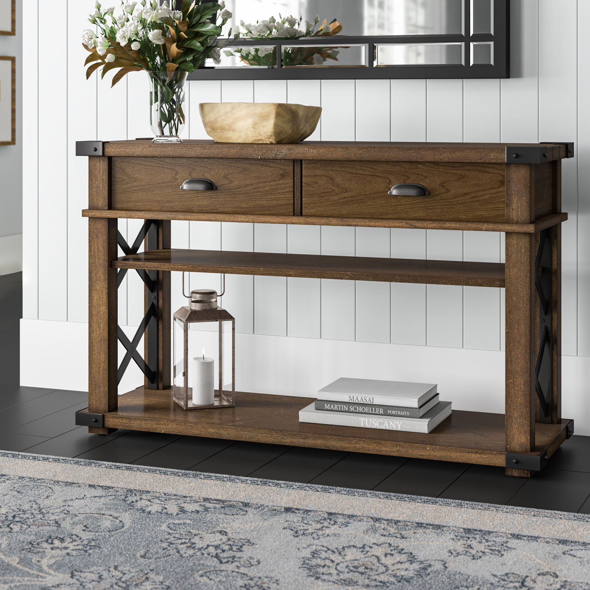 Canora Grey Araujo 48" Solid Wood Console Table & Reviews - Wayfair Canada