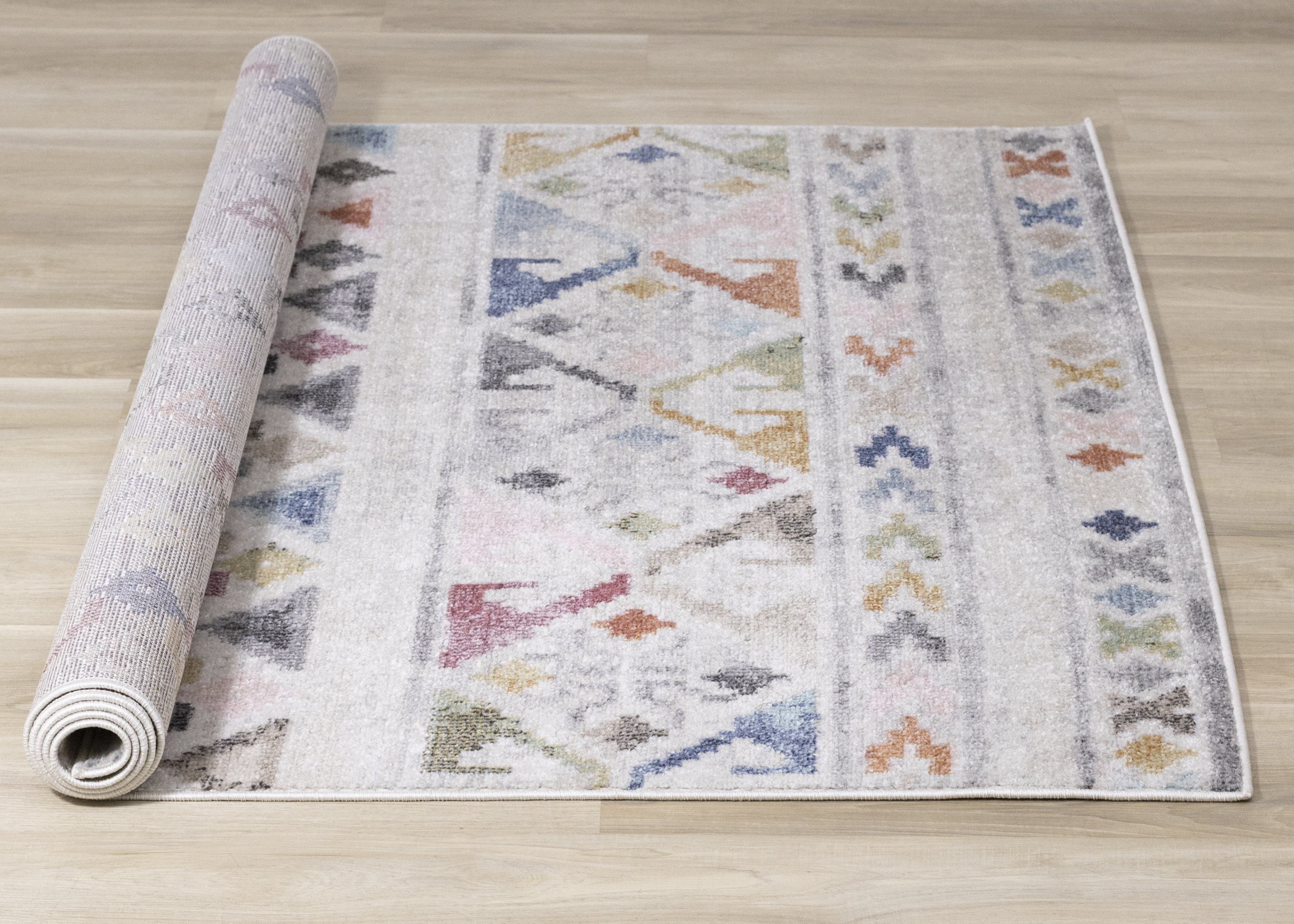 Dakota Fields Solenne Frieze Tribal Area Rug Organic Floor Carpet Mats ...