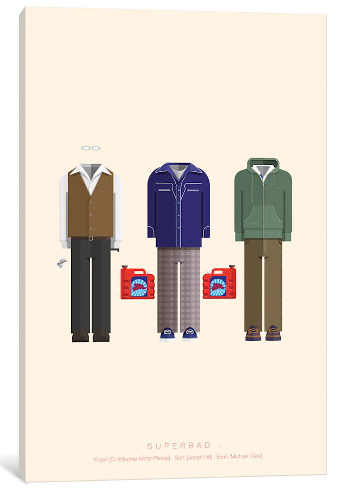 East Urban Home 'Famous Hollywood Costumes Series: Superbad' Graphic ...