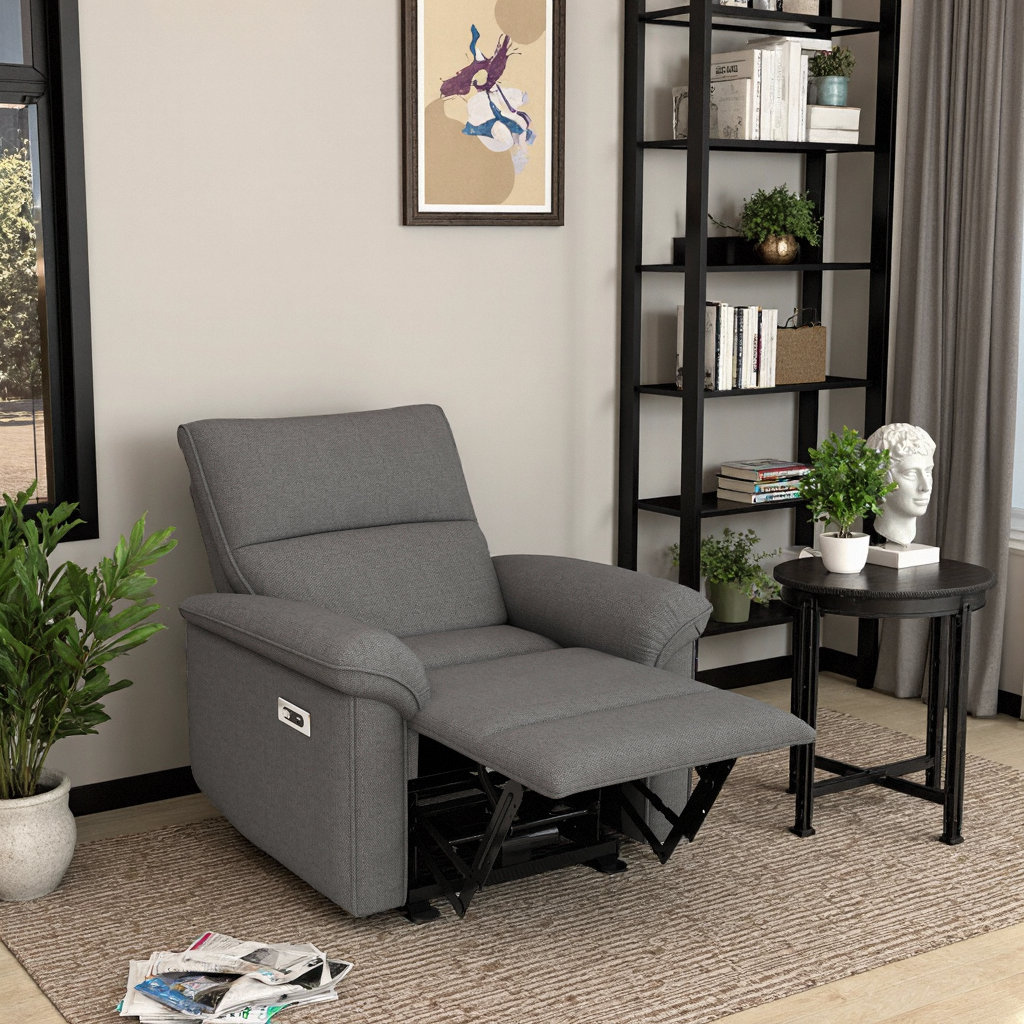 Latitude Run® Wall Hugger Power Recliner With Usb Charging - Zero ...