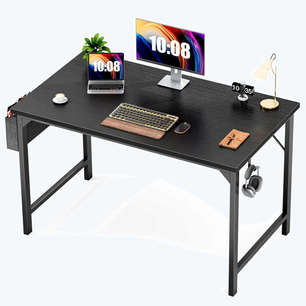 Inbox Zero Mireida Metal Base Computer Desk | Wayfair