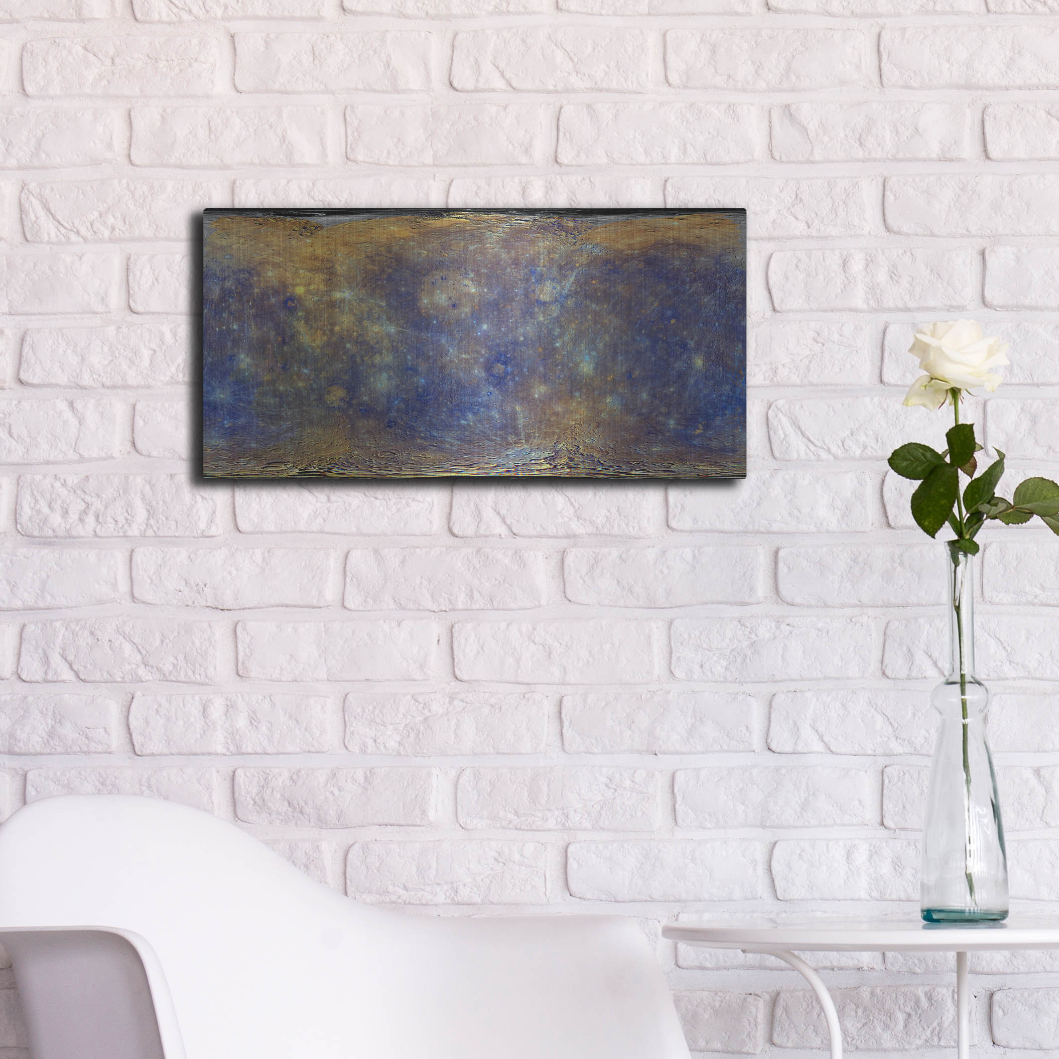 Ivy Bronx Enhanced Color Mercury Map By NASA | Wayfair