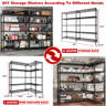 Rebrilliant Marlia Steel Height -Adjustable Storage Rack Heavy Duty ...
