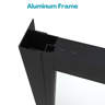 TOOLKISS 32 in. W x 72 in. H Pivot Swing Semi-Frameless Shower Door ...