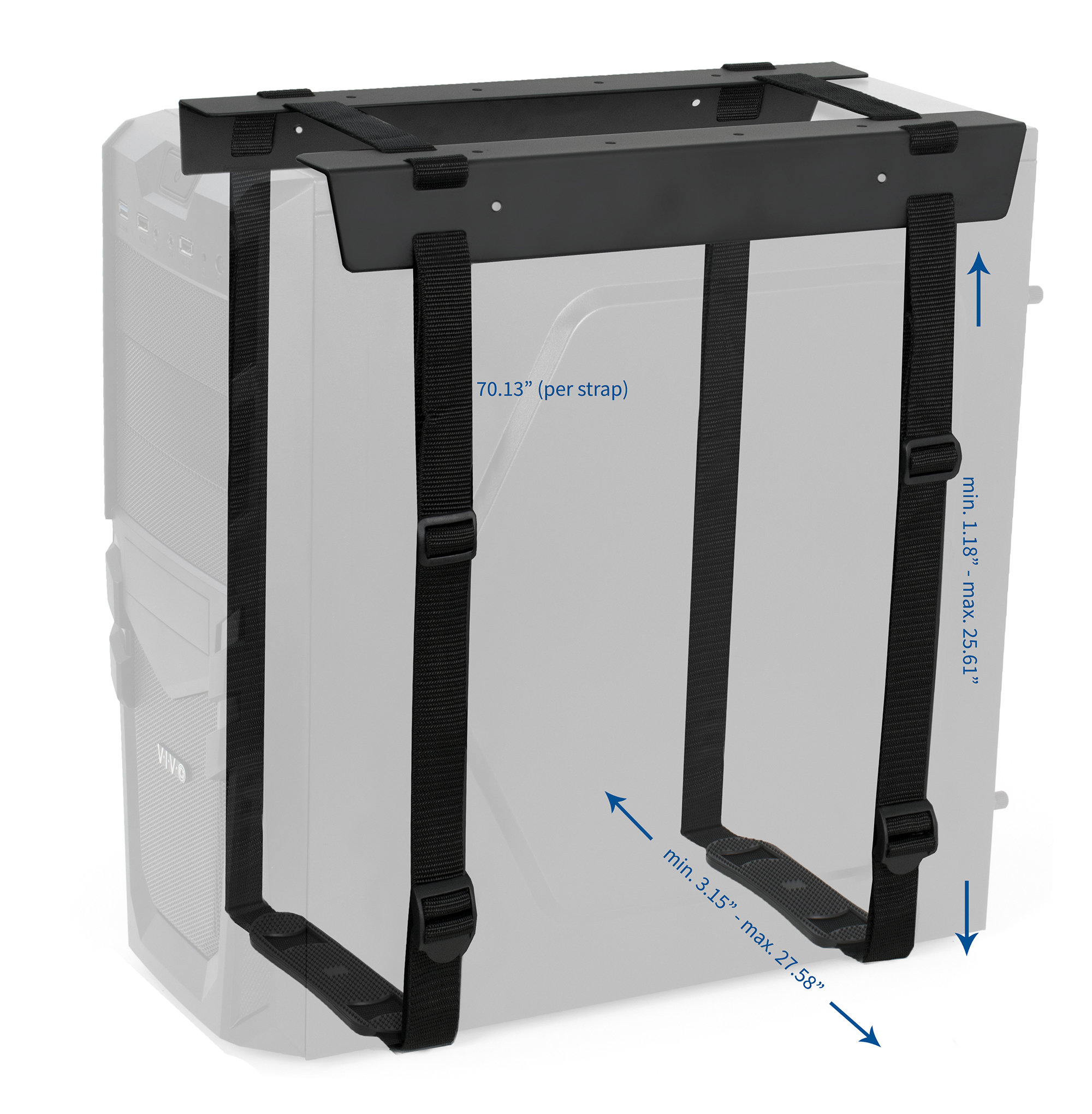 Vivo Under Desk Adjustable Strap PC Mount | Wayfair