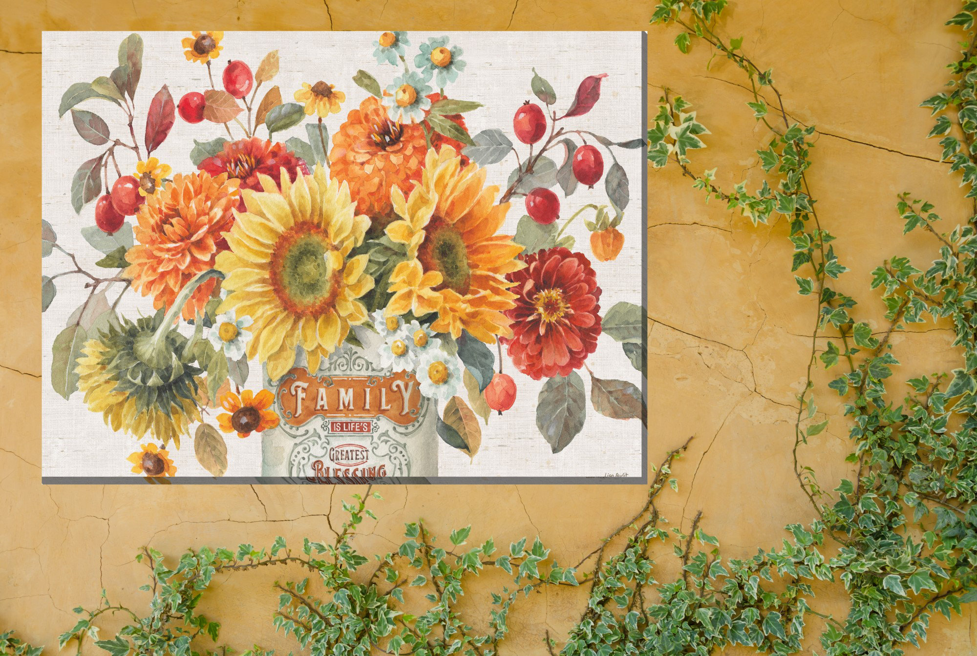 Rosalind Wheeler Bernardus All-Weather Canvas Plants, Flowers, & Trees ...