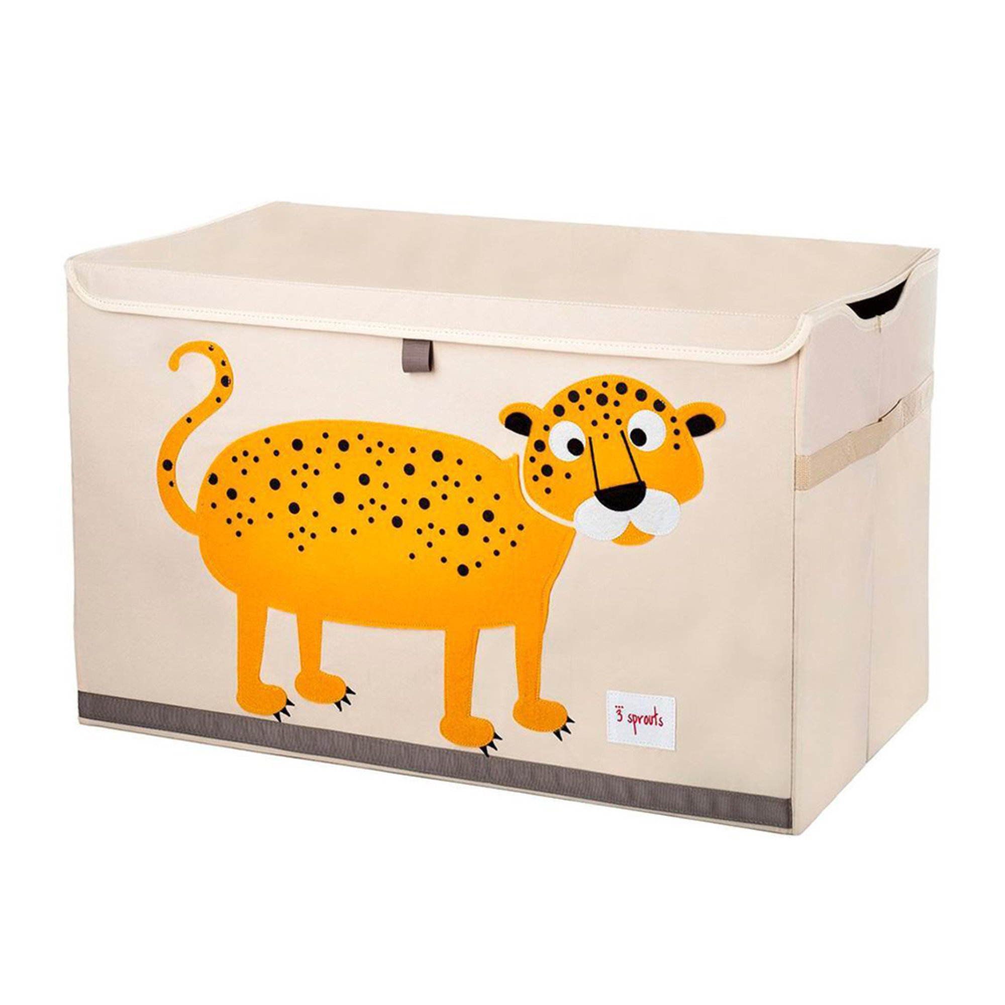 3 Sprouts Foldable Storage Box, Tiger And Collapsible Toy Chest Bin ...