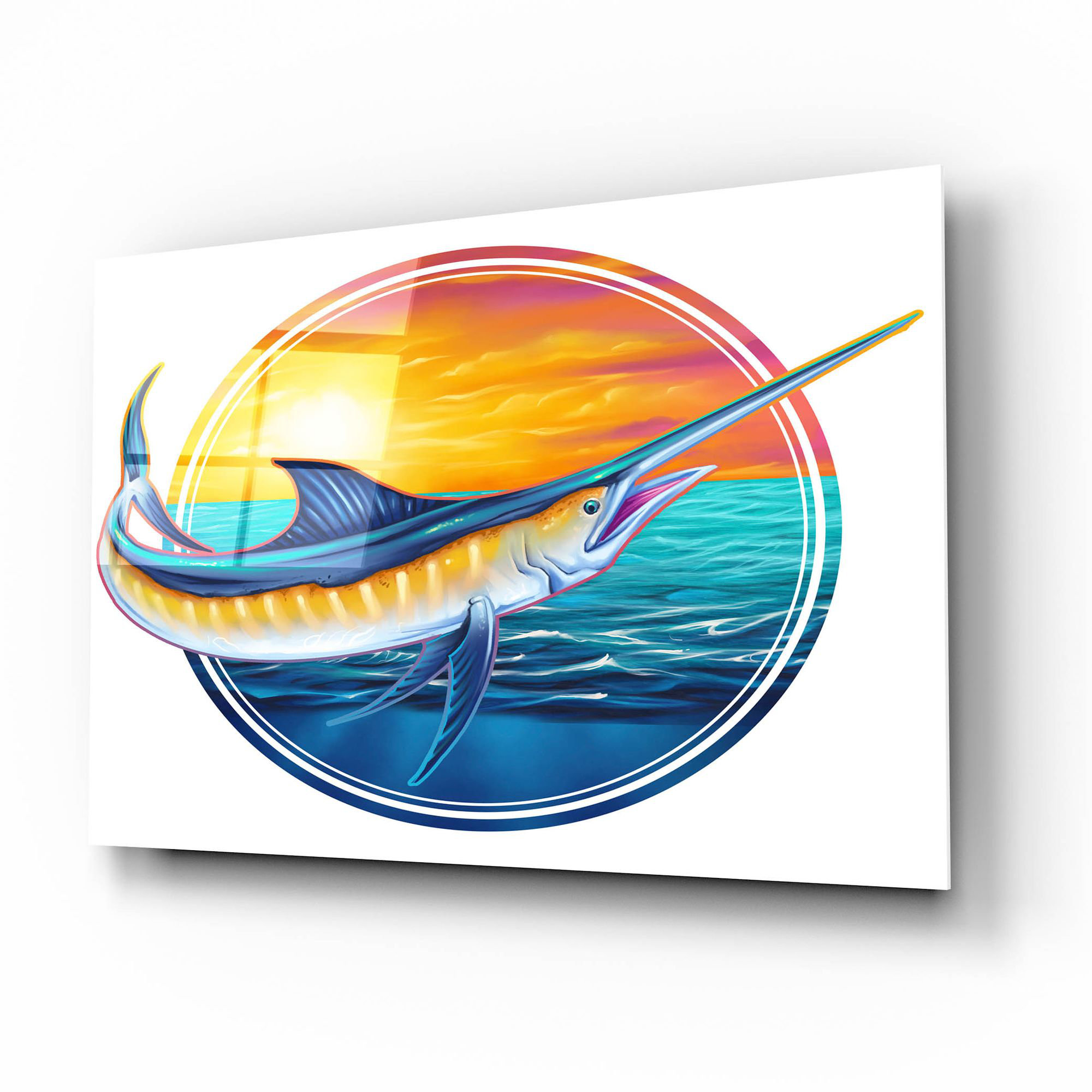 Dovecove Marlin Illustration On Plastic / Acrylic by Flyland Designs ...