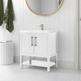 30 Inch White Bathroom Vanities You'll Love | Wayfair