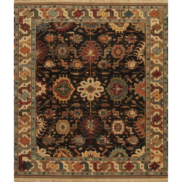 Samad Rugs Discovery Handmade Flatweave Wool Red/Black/Cream/Green Rug ...