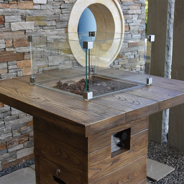 Elementi Square Fire Pit Spark Screen | Wayfair