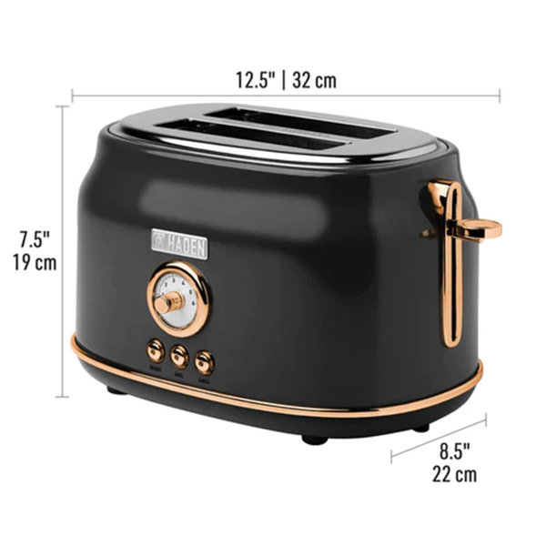 Haden 1.7L Electric Kettle and 2 Slice Wide Slot Toaster Kitchen ...