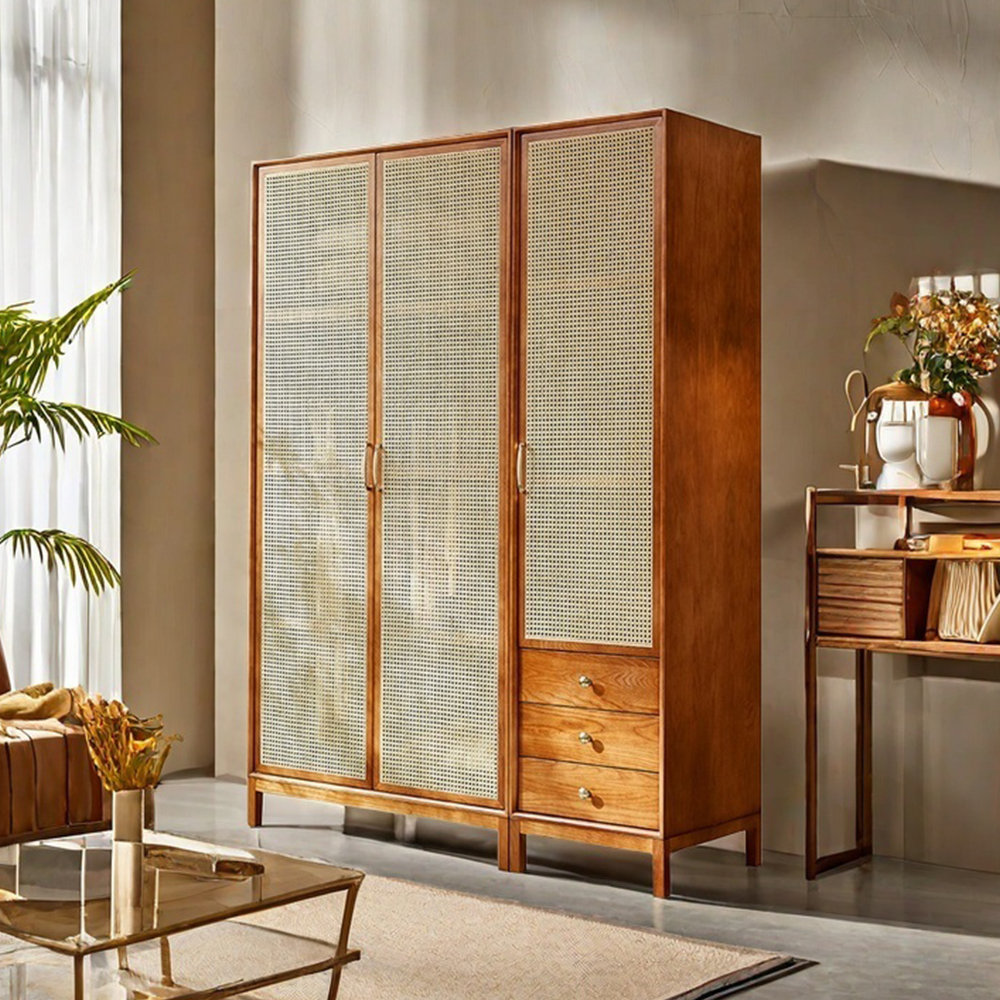 Parttlion European style modern simple wardrobe | Wayfair