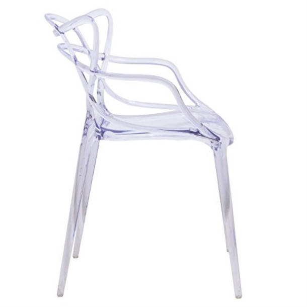 Orren Ellis Wojak Cross Back Stacking Arm Chair | Wayfair