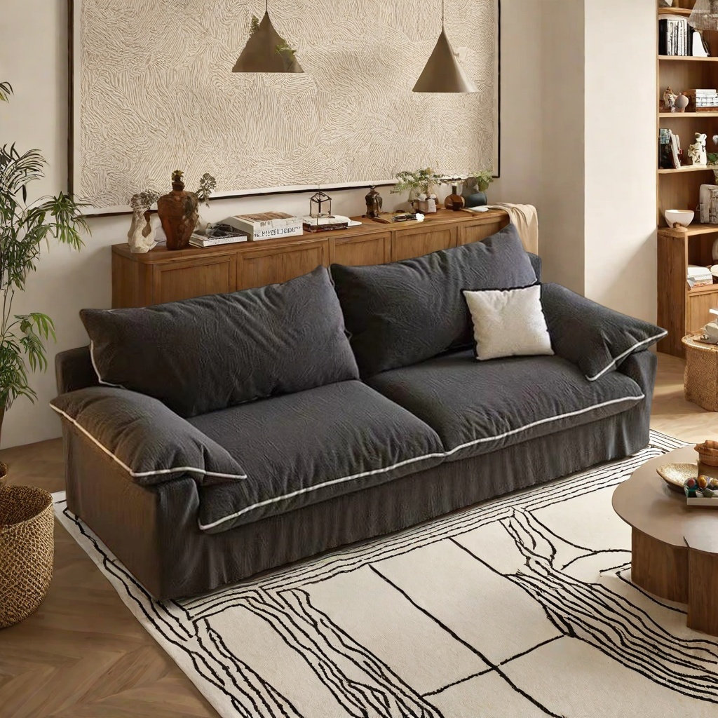 Walkoly Modern Minimalist Design Fabric Sofa - Wayfair Canada