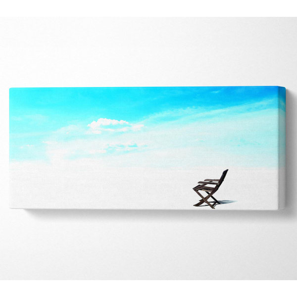 Highland Dunes Stillness on the Beach Horizon - Wrapped Canvas Art ...