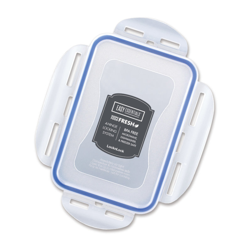 LocknLock Easy Essentials Pantry Bread Box with Divider, 21.1-Cup ...