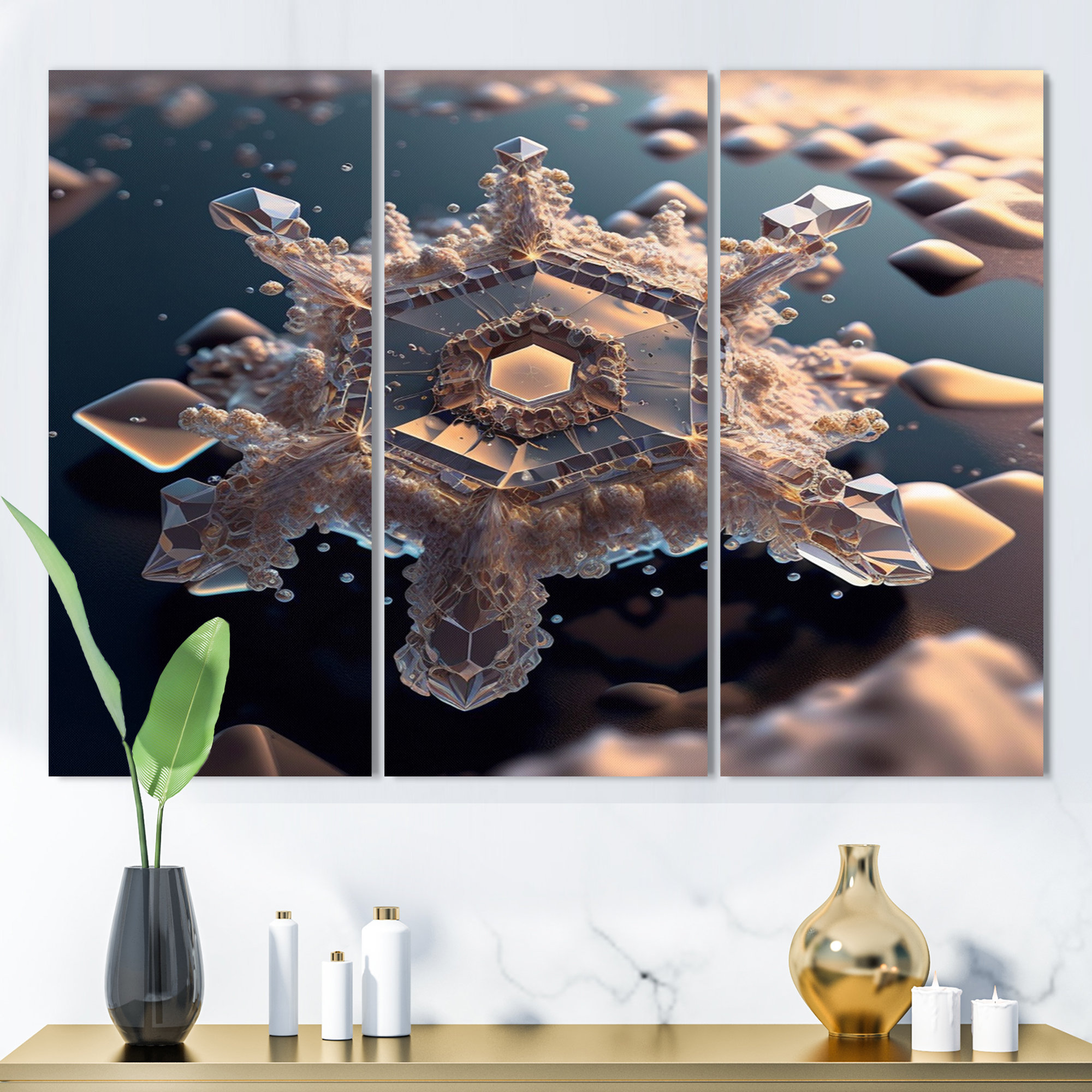 Design Art Harmony Water Crystal III Harmony Water Crystal III - 3 ...