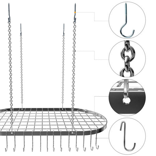 Wayfair | Hanging Pot Racks You'll Love in 2024