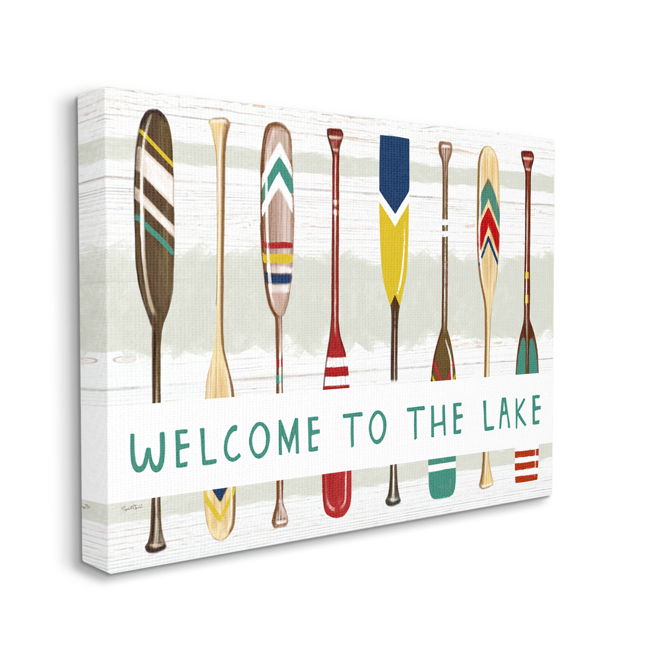 Latitude Run® Lake House Welcome Boat Paddles by Elizabeth Tyndall ...