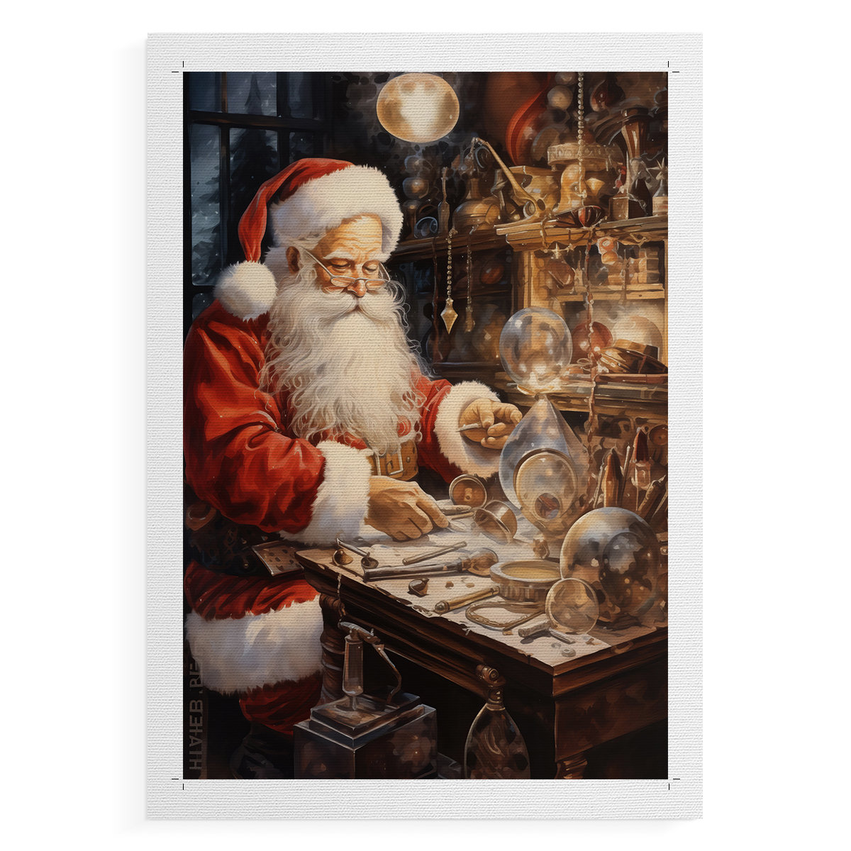 Astoria Grand Christmas Holiday Art DLXXV -Canvas Print Only - NOT ...